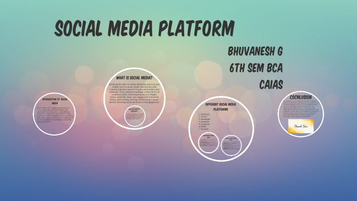 social media platform by bhuvanesh g on Prezi