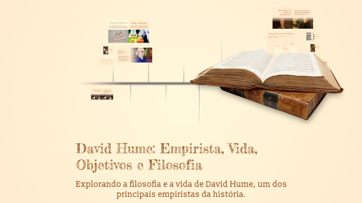 David Hume: Empirista, Vida, Objetivos e Filosofia by manuela rezende ...