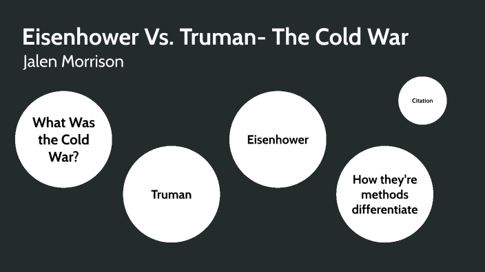 Eisenhower Vs. Truman- Cold War by Jalen Morrison on Prezi