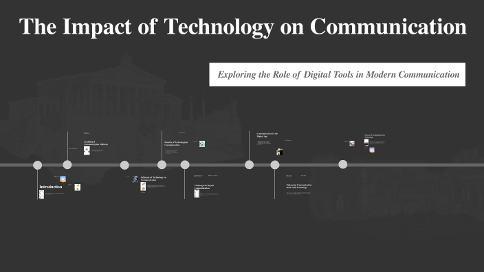 The Impact of Technology on Communication by XURSHIDA Mamaraximova on Prezi