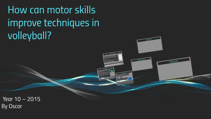How can motor skills improve techniques in volleyball by Oscar Ortiz on ...