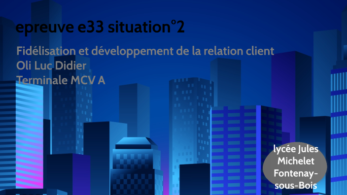 E33 - FDRC Situation 2 by Luc Didier oli on Prezi