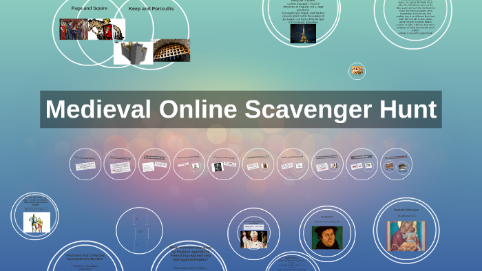 Medieval Online Scavenger Hunt by Ayden Thomas on Prezi