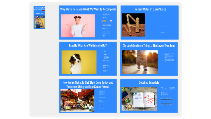 Try Something New! Technical Open Space by Howard Deiner on Prezi