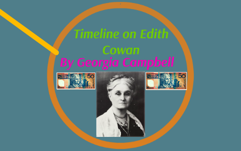 Timeline on Edith Cowan by Georgia Campbell on Prezi