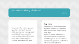 Modelo de Harry Markowitz by Ismael Zavaleta on Prezi Design