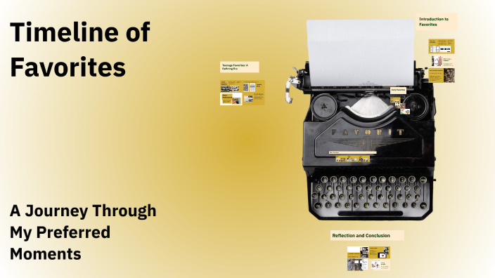 Timeline of Favorites by Lillian Bost on Prezi
