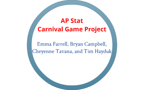 AP Statistics Carnival Game Project by Tim Hayduk on Prezi