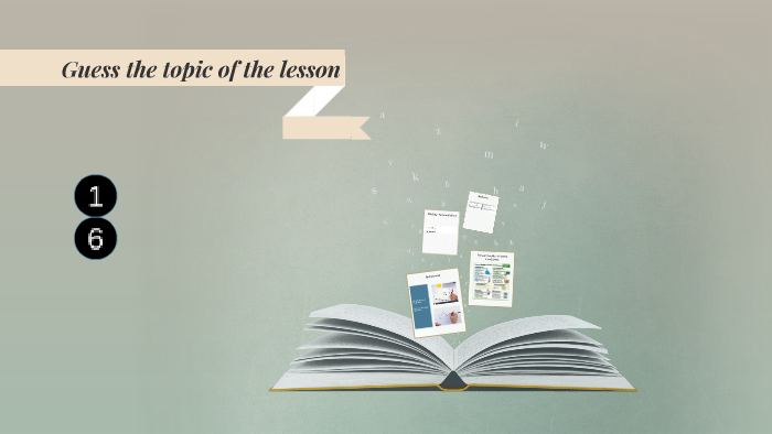 Guess the topic of the lesson by Arystanbekkyzy Nazym