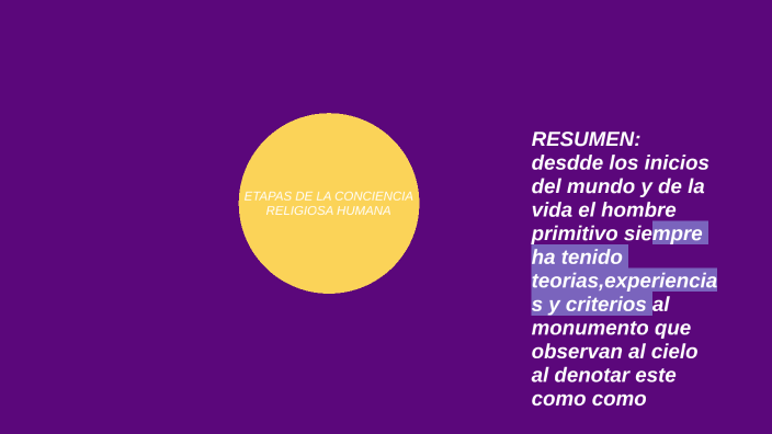 ETAPAS DE LA CONCIENCIA RELIGIOSA EN EL SER HUMANO by carolina muñoz ... ETAPAS DE LA CONCIENCIA RELIGIOSA EN EL SER HUMANO by carolina muñoz ...