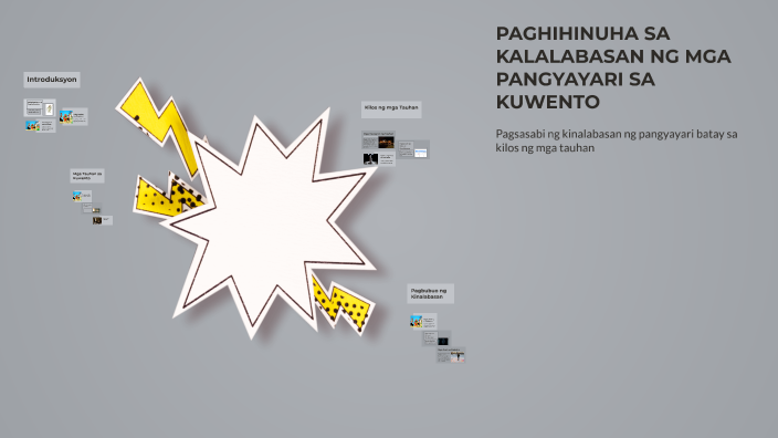 PAGHIHINUHA SA KALALABASAN NG MGA PANGYAYARI SA KUWENTO by Maebelle ...