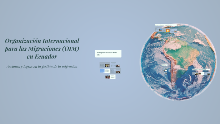 Organización Internacional para las Migraciones (OIM) en Ecuador by ...