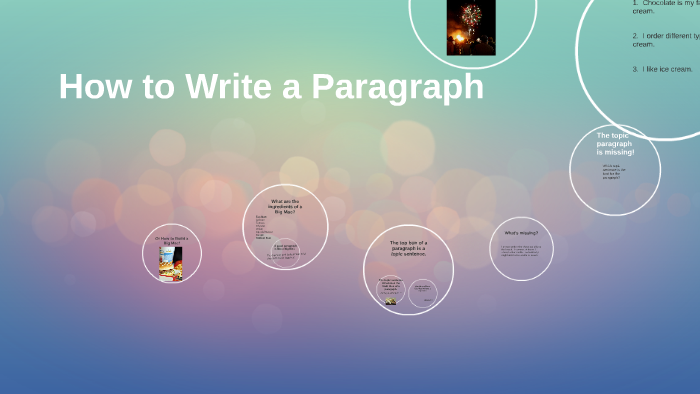How to Write a Paragraph by Amy Laczkowski on Prezi