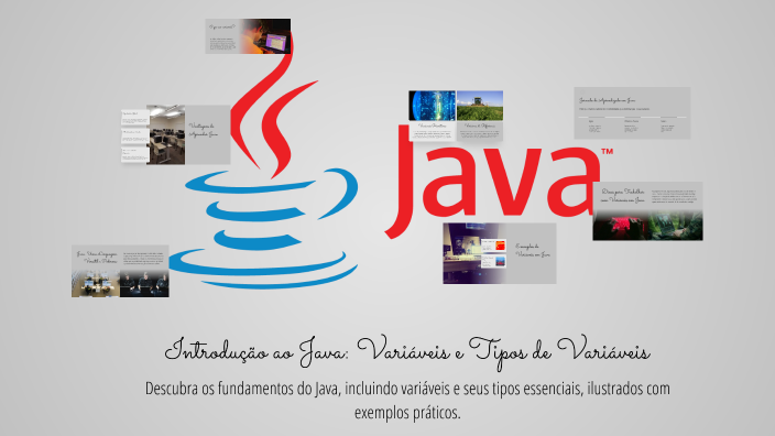 Introdução ao Java: Variáveis e Tipos de Variáveis by Rosângela Santos ...