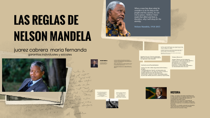 LAS REGLAS DE NELSON MANDELA by Fercha Juárez on Prezi