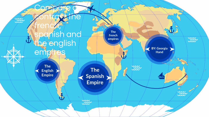 Compare and Contrast the French, Spanish and English empires by Georgia ...