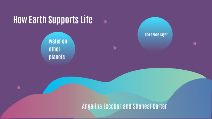 Earth supports life by Angelina Escobar on Prezi