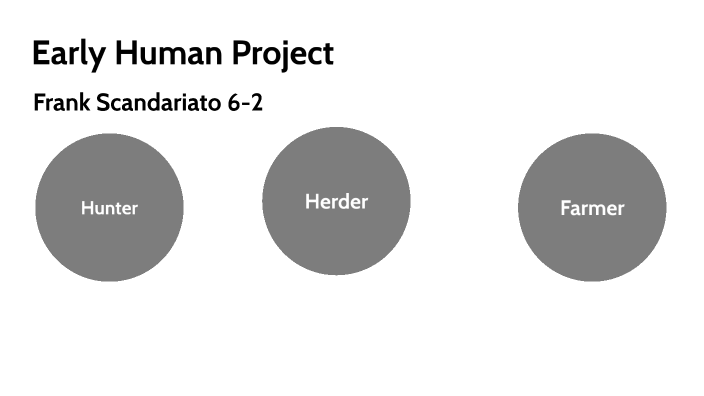 Early human project by Frank Scandariato on Prezi