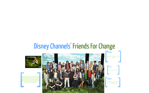 Disney Friends For Change. by Adriana Reyes
