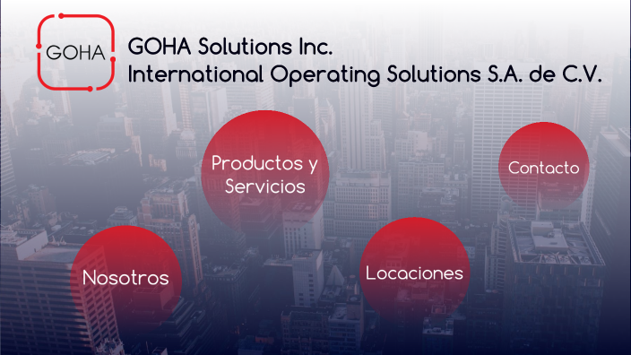 GOHA Solutions by Ricardo Garcia Padilla on Prezi