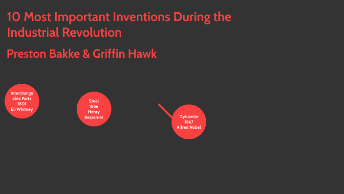 10 most important revolution inventions by Preston Bakke on Prezi