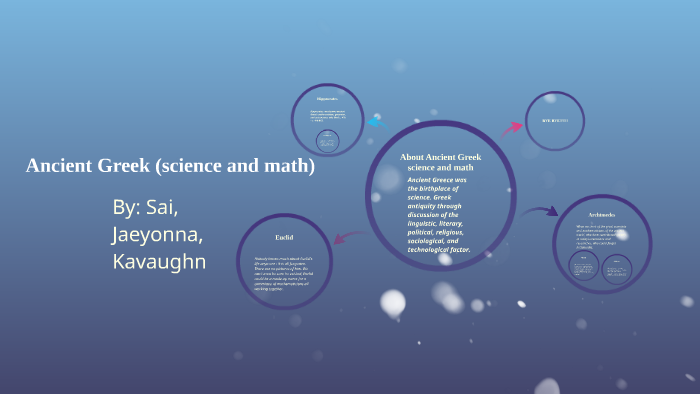 Ancient Greek (science and math) by sai cherukuru on Prezi