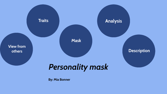 Personality mask by Mia Bonner on Prezi