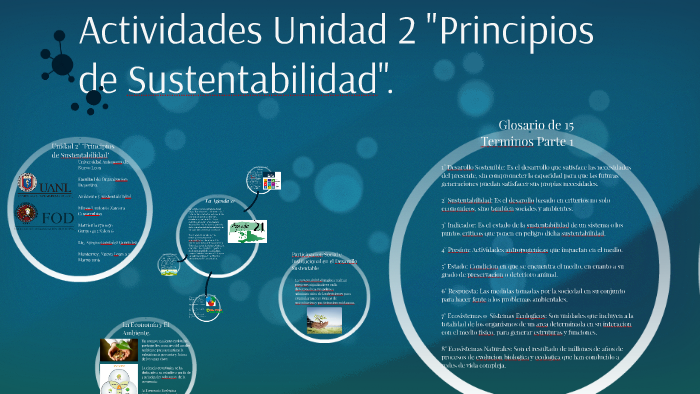 Unidad 2 "Principios Básicos de Sustentabilidad". by Missael Zamora on Prezi