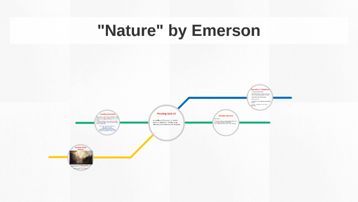 "Nature" by Emerson by Jordan White