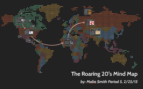 The Roaring 20's Mind Map by Malia Smith