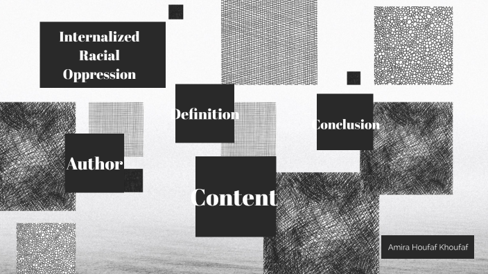 What is Internalized Racial Oppression and Why Don't We Study it? by ...