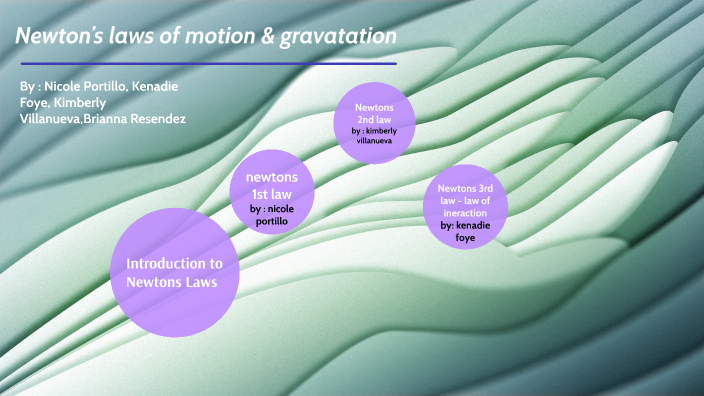 Newton’s laws of motion & gravitation by Nicole Portillo on Prezi