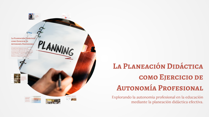 La Planeación Didáctica como Ejercicio de Autonomía Profesional by ...