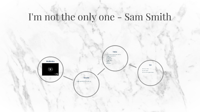 I'm not the only one - Sam Smith by Tine Caspersen Reiff on Prezi