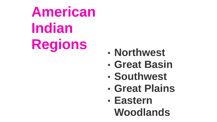 American Indian Regions by Jamie REid on Prezi