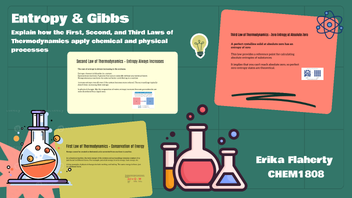 Entropy & Gibbs Explain how the First, Second, and Third Laws of ...