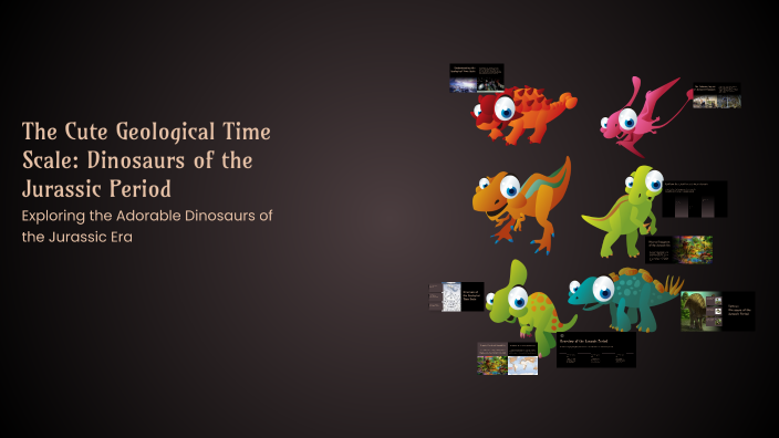 The Cute Geological Time Scale: Dinosaurs of the Jurassic Period by ...