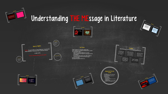 Understanding THE MEssage in Literature by Amy Huber on Prezi