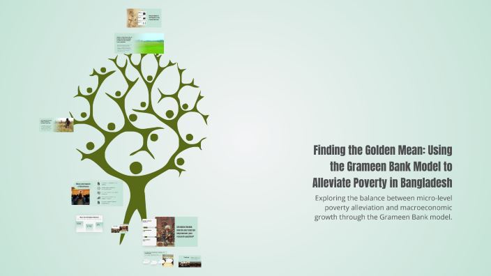Finding the Golden Mean: Using the Grameen Bank Model to Alleviate ...