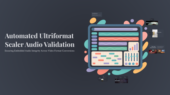 Automated Ultriformat Scaler Audio Validation by danilo bukvic on Prezi