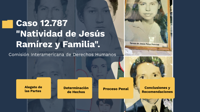 Caso 12.787 "Natividad de Jesús Ramírez y Familia". by francisco ...