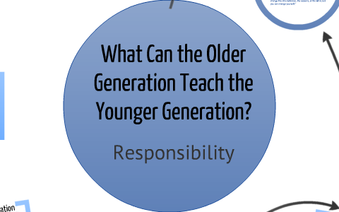 What Can the Older Generation Teach the Younger Generation? by Leann S ...
