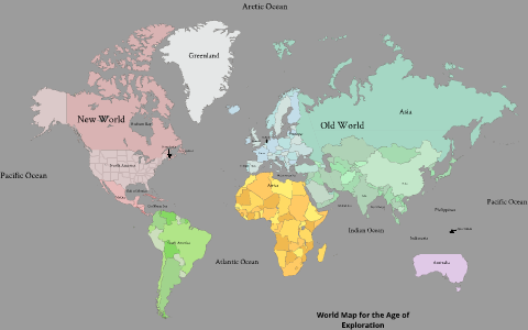 World Map for the Age of Exploration by Madeleine Filak on Prezi