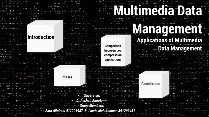 Multimedia Data Management by 3 for on Prezi