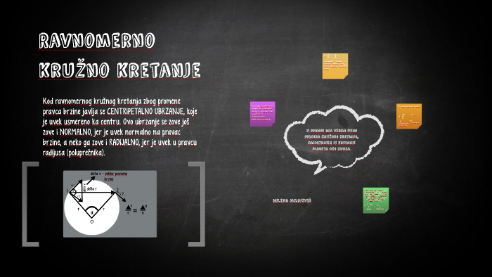 Ravnomerno kruzno kretanje by Milena Milojevic on Prezi