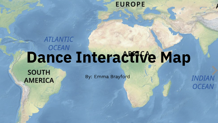 Dance map by emma brayford on Prezi