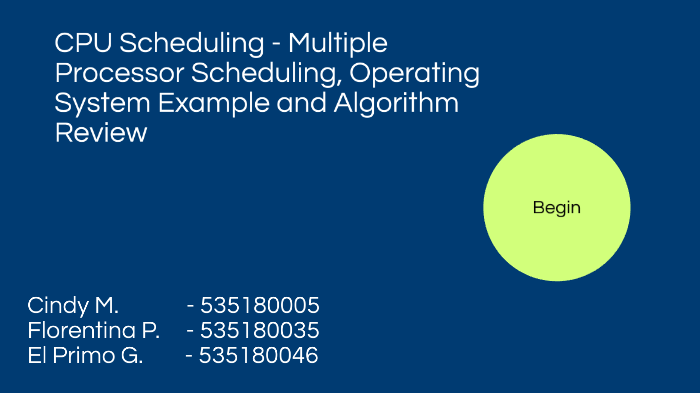 CPU Scheduling - Multi Scheduling, Operating System Example and ...