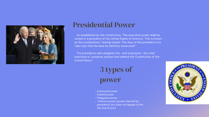 Chapter 11- The Presidency by Ivania Acevedo on Prezi