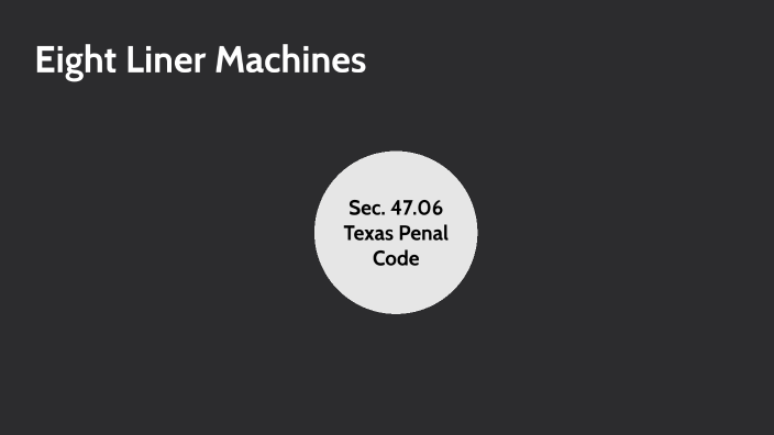 Eight Liner Machines by John Green on Prezi