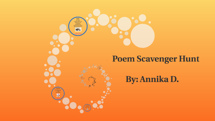 Poem Scavenger Hunt by Micki Hardt on Prezi